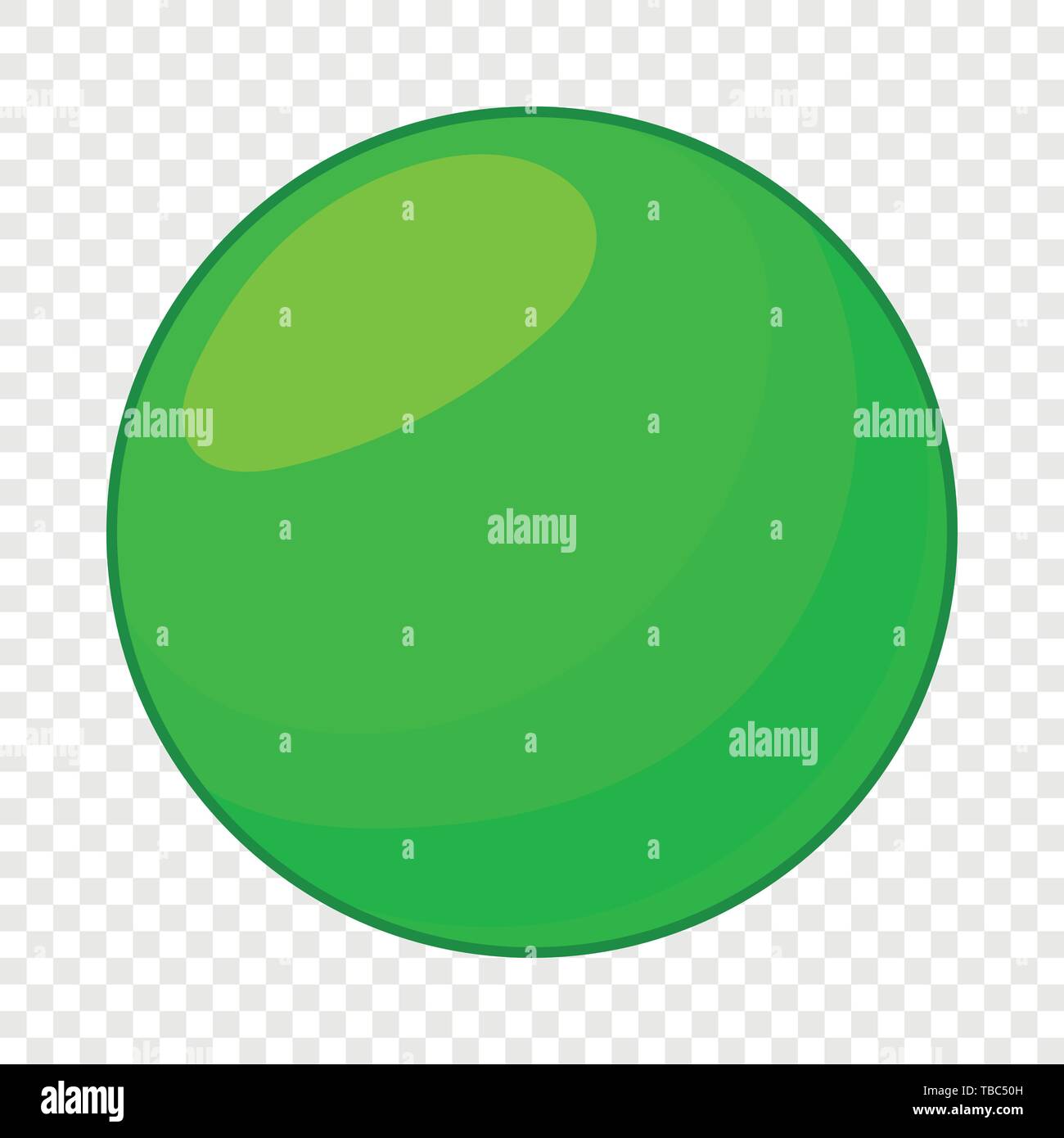 Green ball icon, cartoon style Stock Vector Image & Art - Alamy