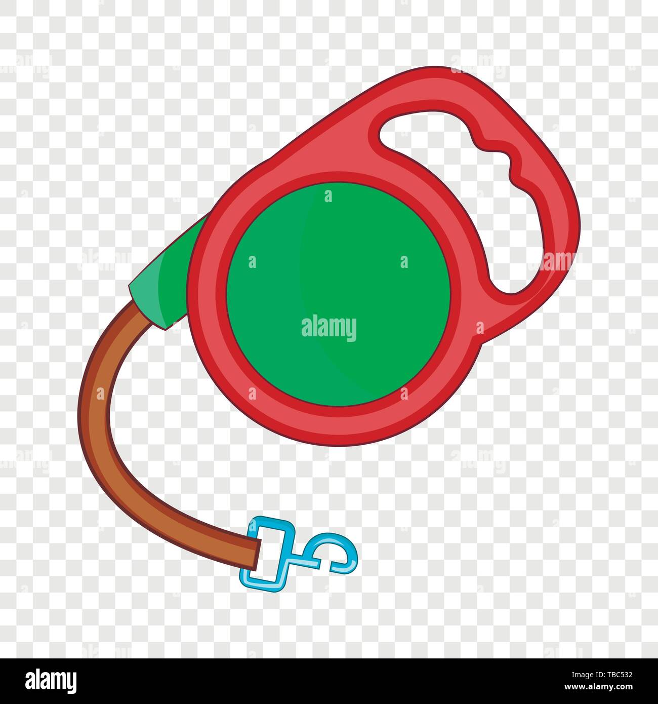 Retractable leash for dog icon, cartoon style Stock Vector Image & Art ...