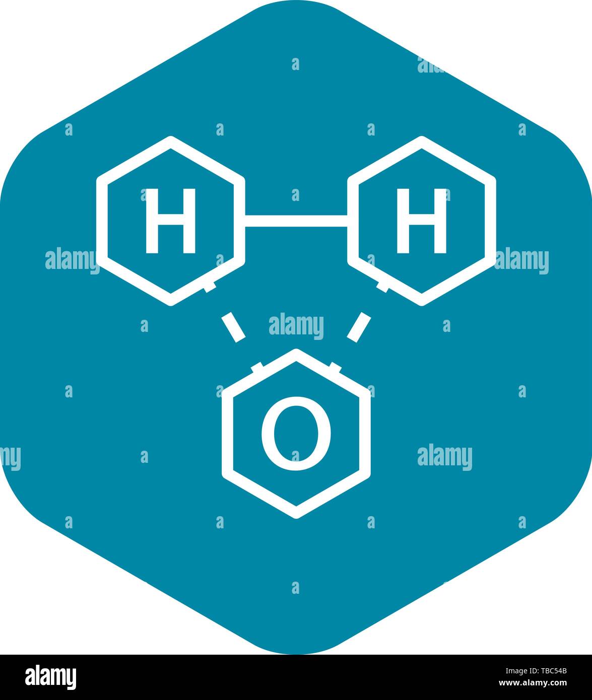 Water chemistry formula icon, outline style Stock Vector Image & Art ...