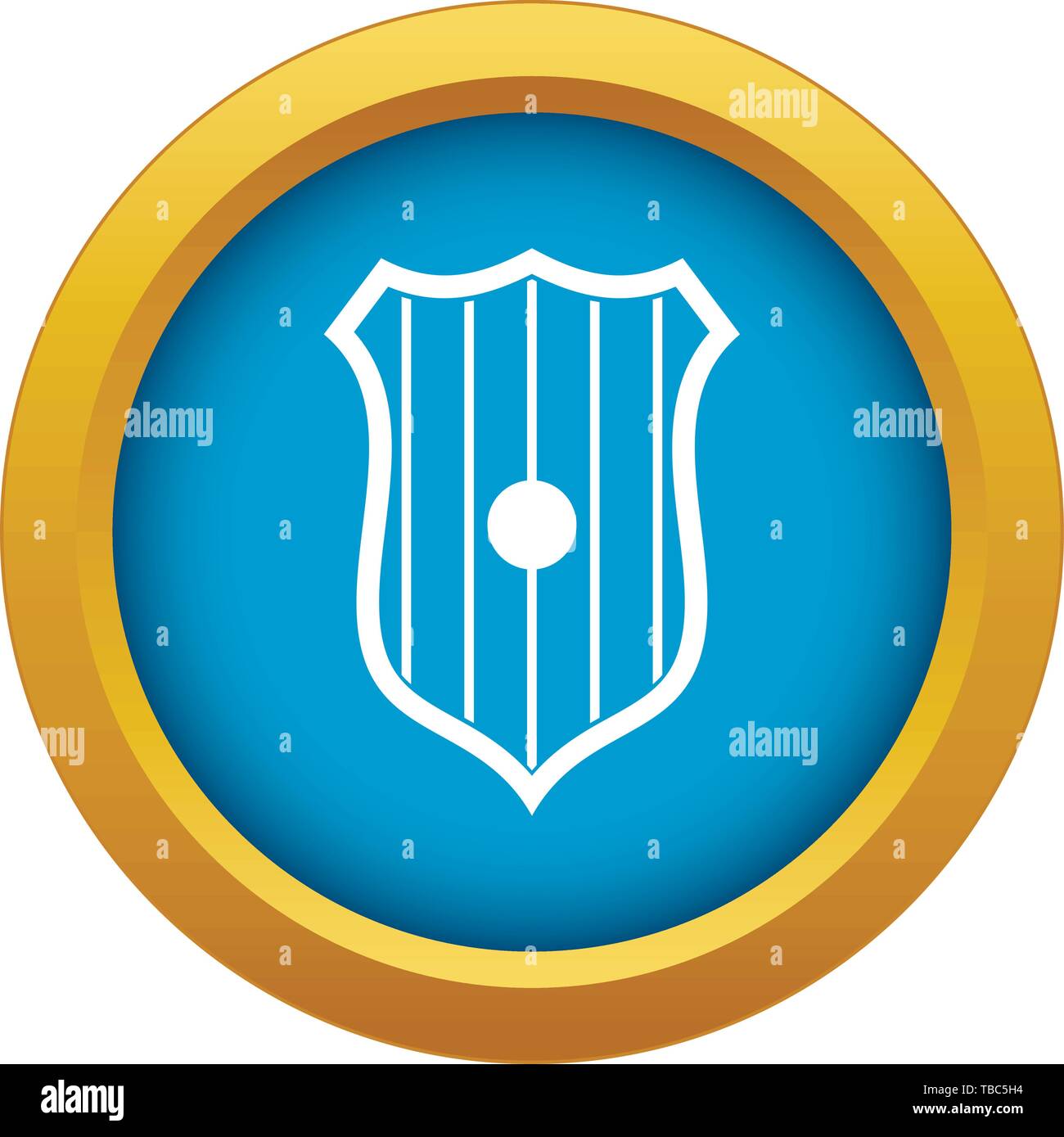 Protective shield icon blue vector isolated Stock Vector Image & Art ...
