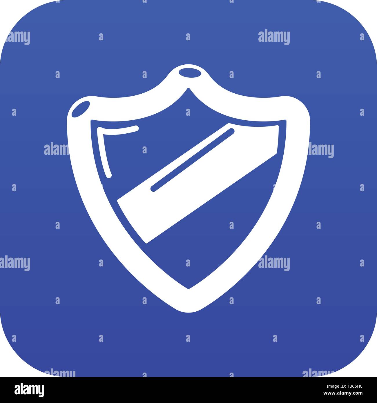 Antivirus installation icon blue vector Stock Vector Image & Art - Alamy