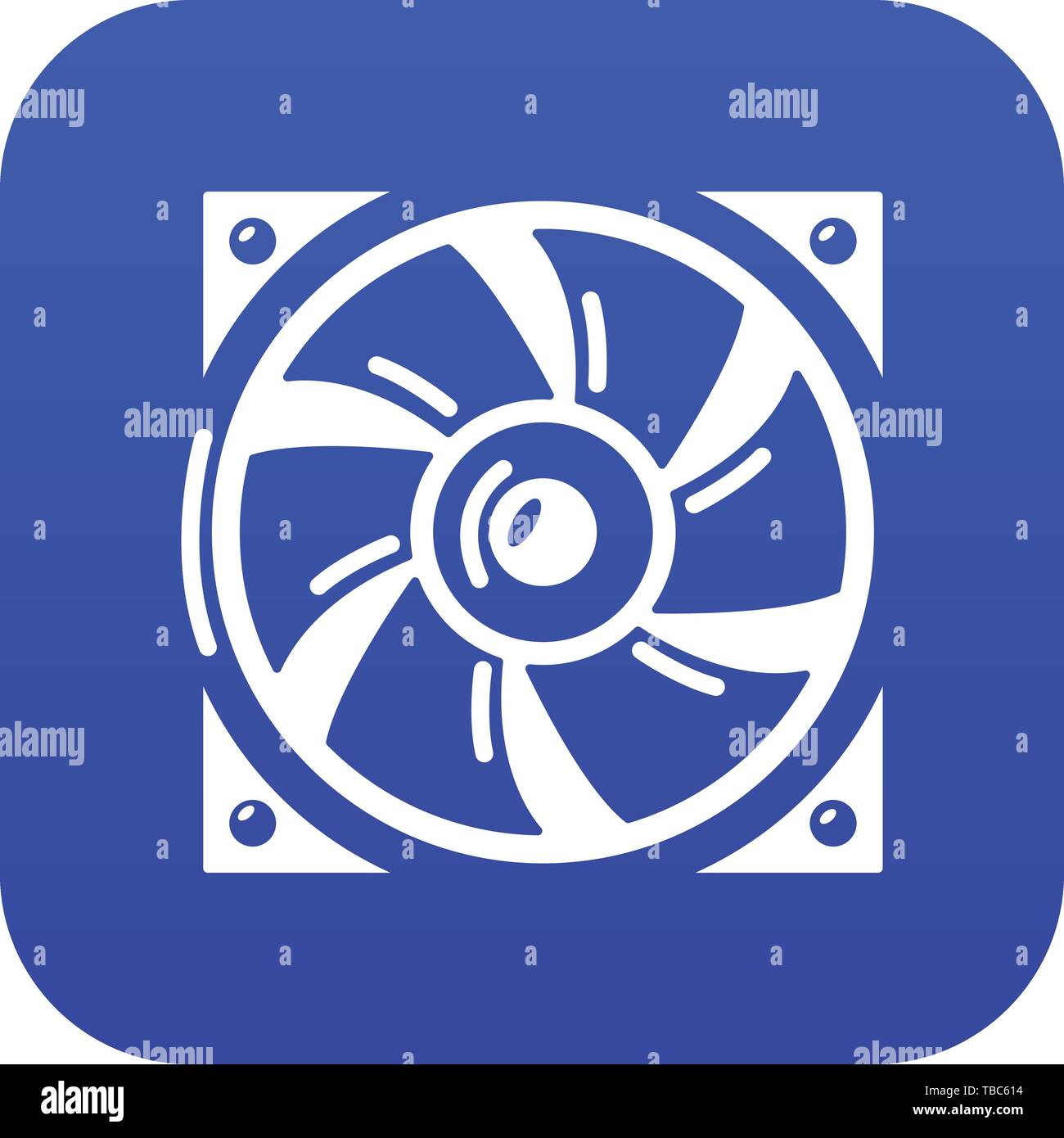 Cooler icon blue vector Stock Vector Image & Art - Alamy