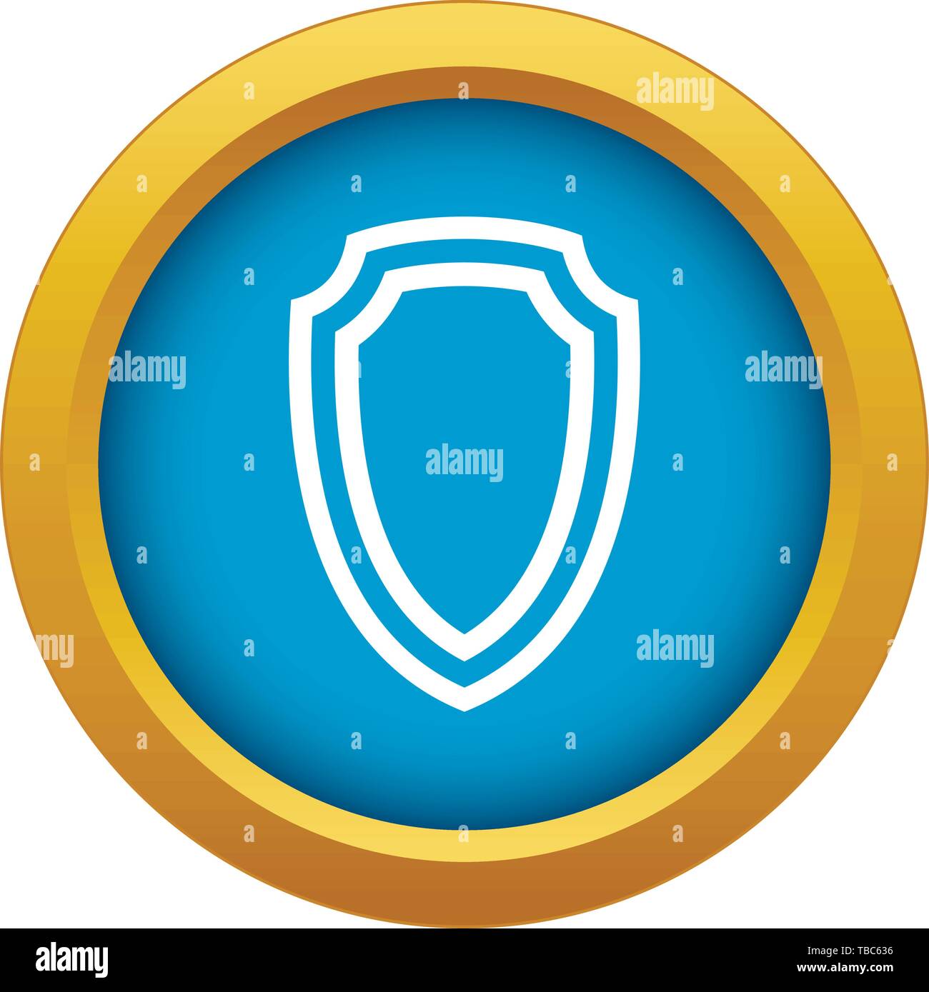 Army shield icon blue vector isolated Stock Vector Image & Art - Alamy
