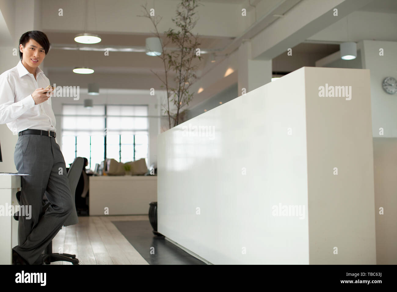 An office white-collar worker Stock Photo - Alamy