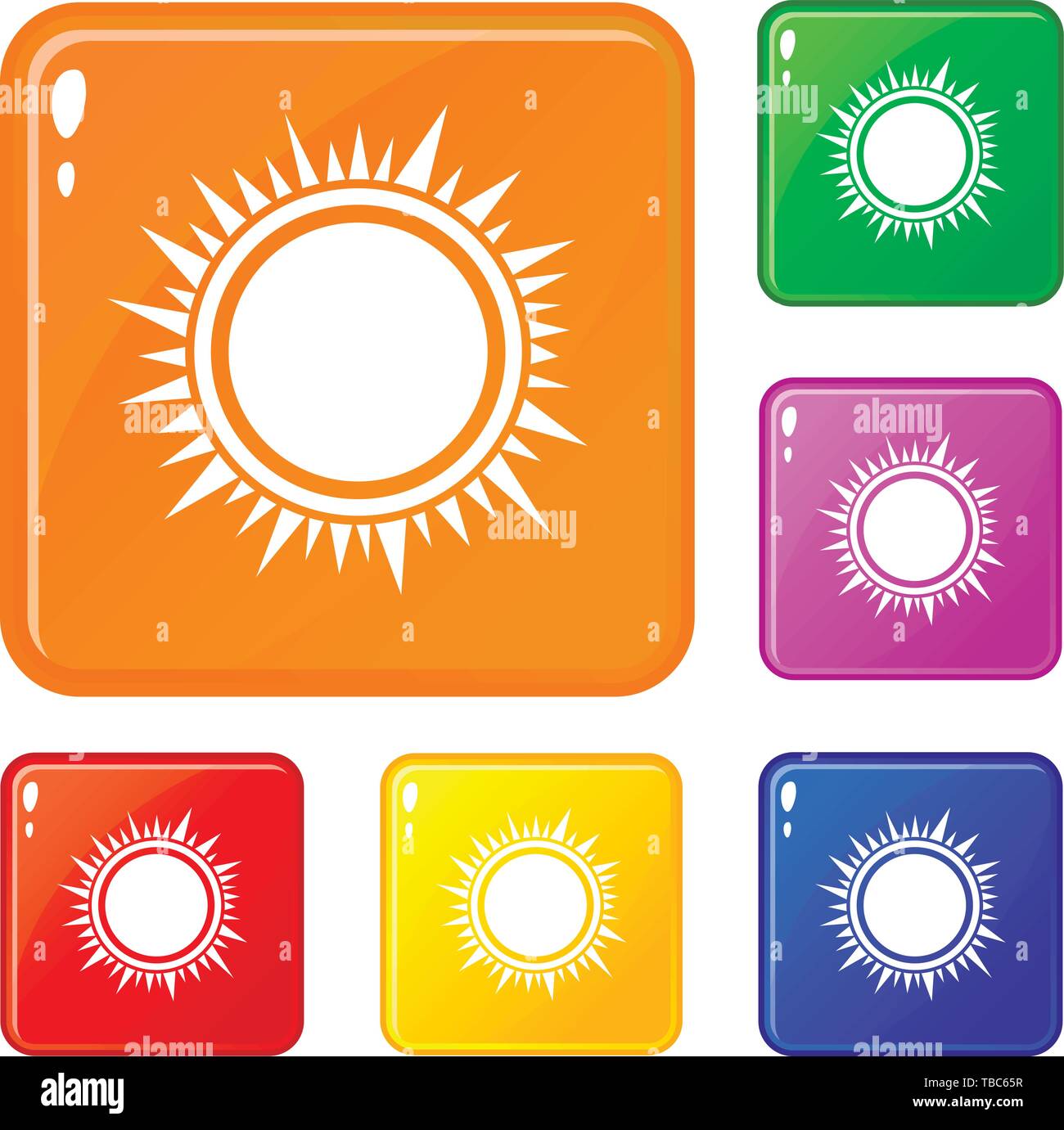 Flaming sunrise Stock Vector Images - Alamy