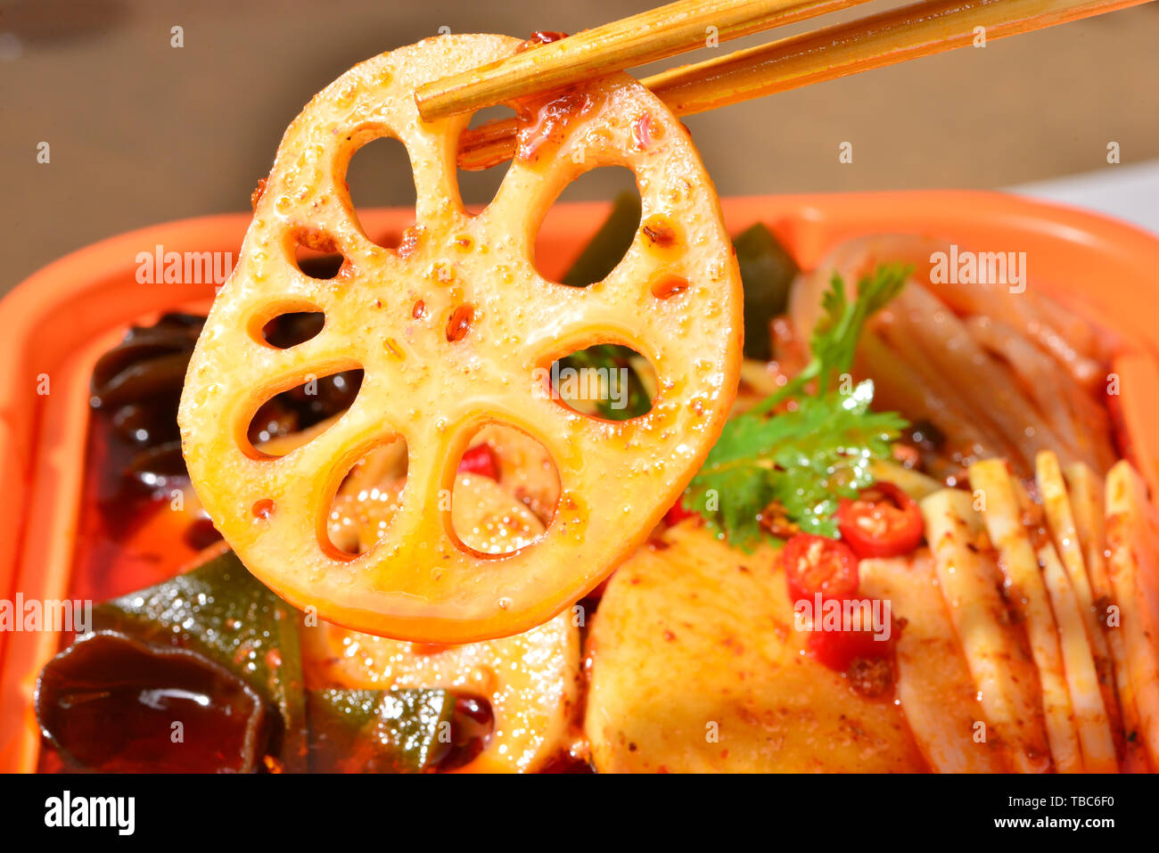 Beef oil hot pot base hi-res stock photography and images - Alamy