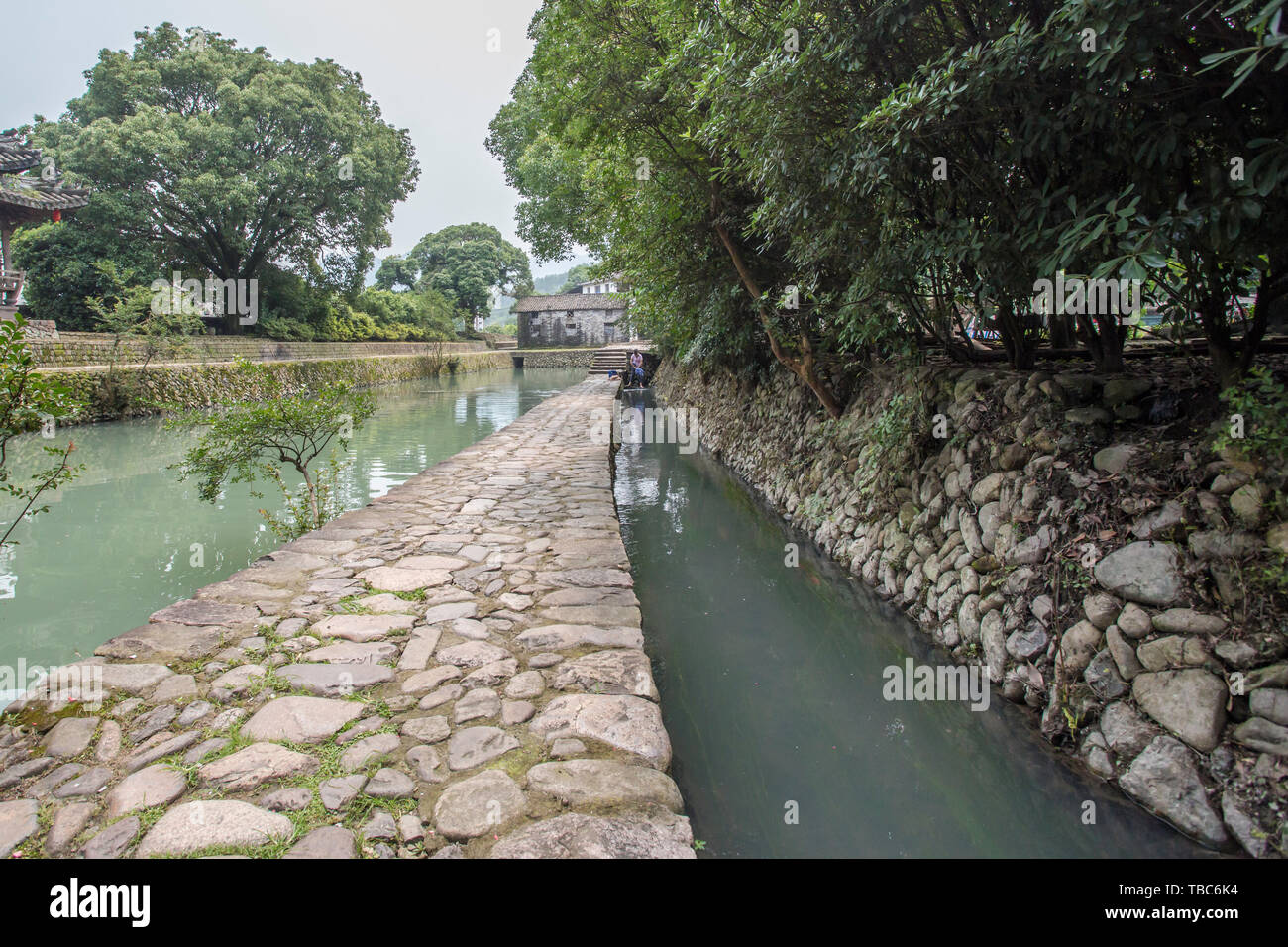 Ancient town river Stock Photo - Alamy