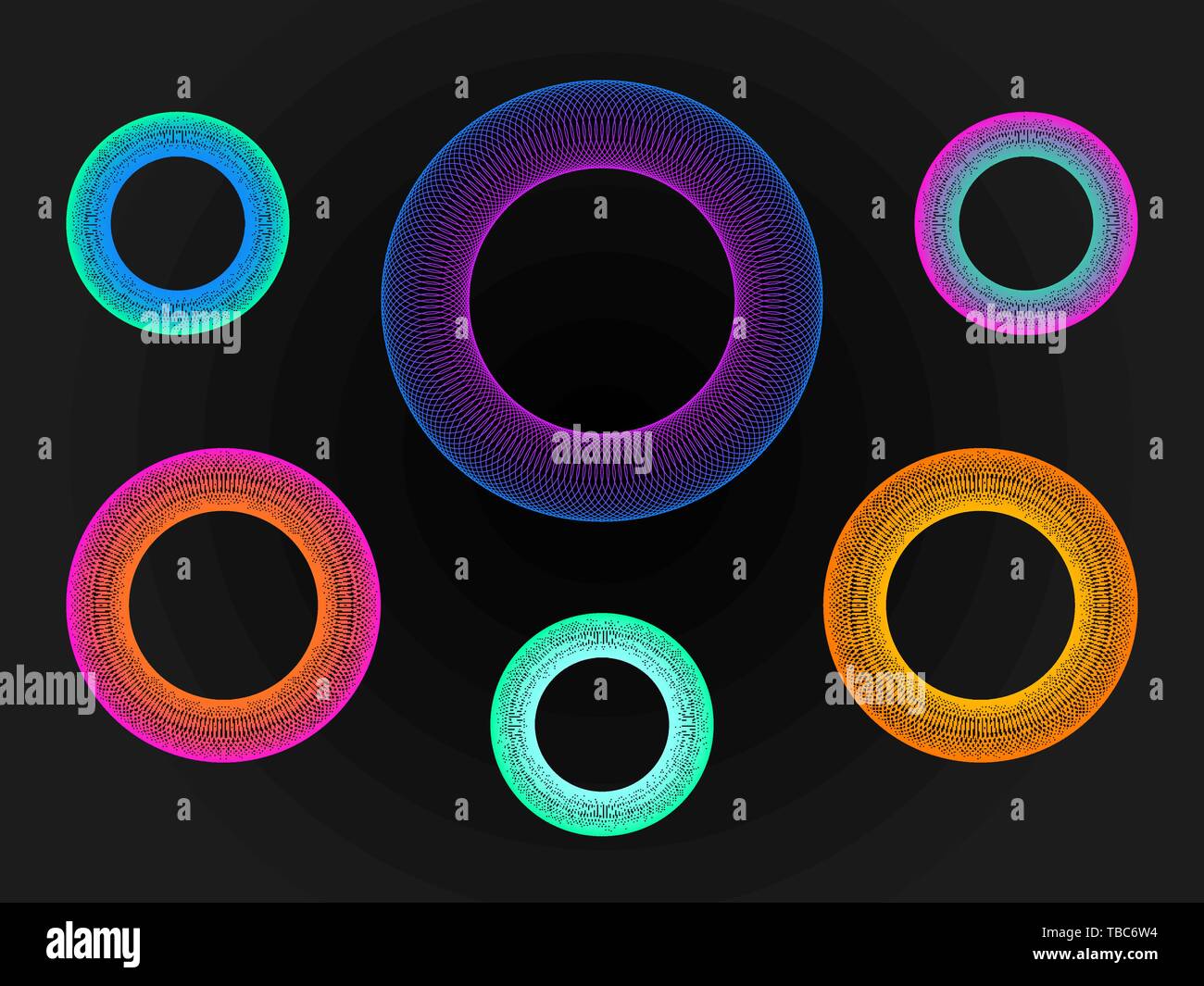 Glitch abstract circular hi-res stock photography and images - Alamy