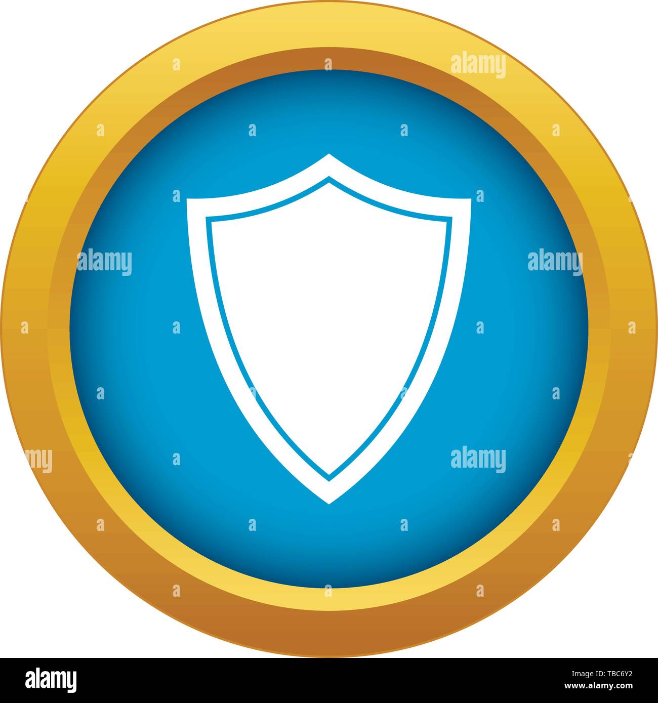 Shield for war icon blue vector isolated Stock Vector Image & Art - Alamy