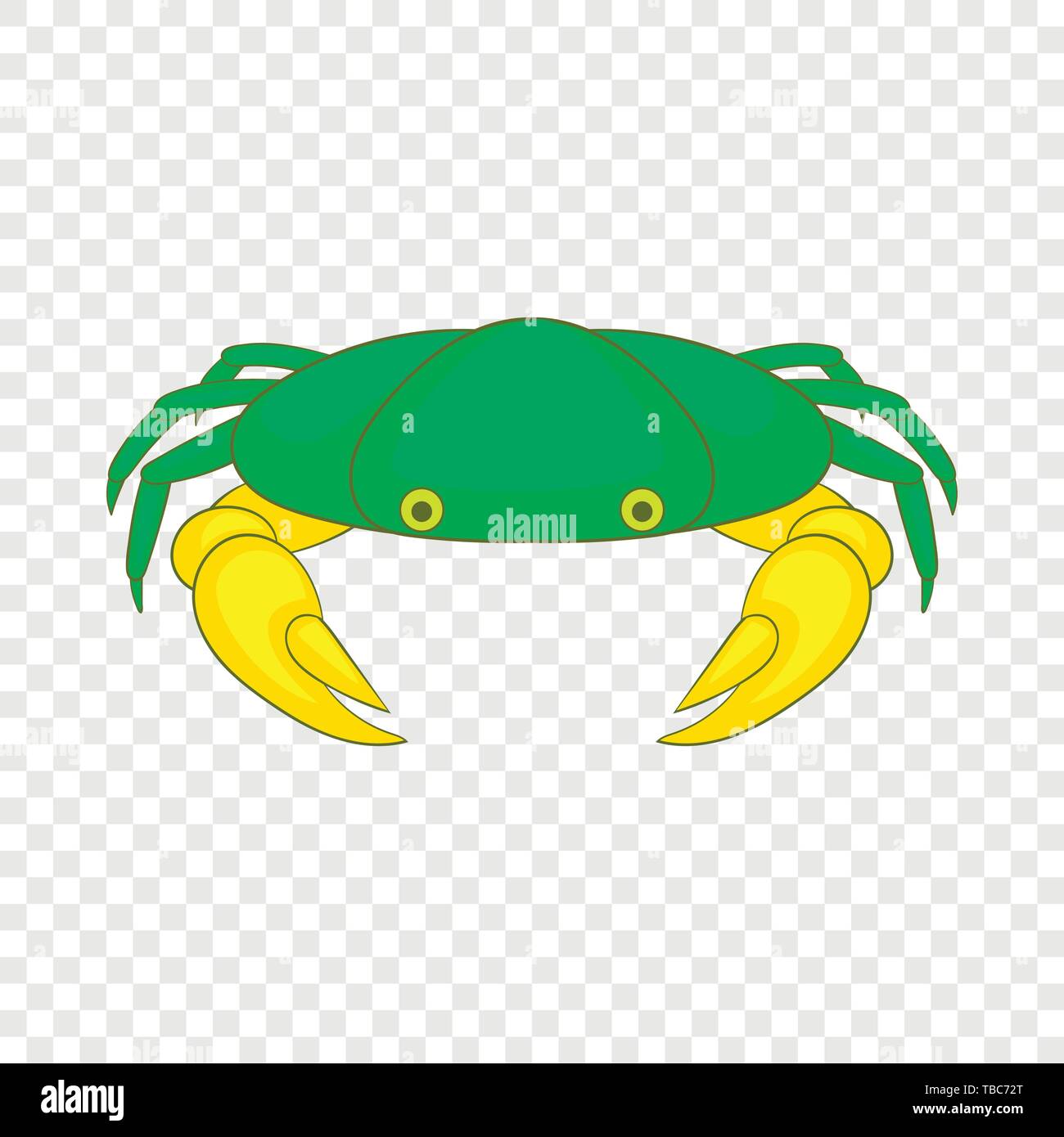 Green crab icon, cartoon style Stock Vector Image & Art - Alamy