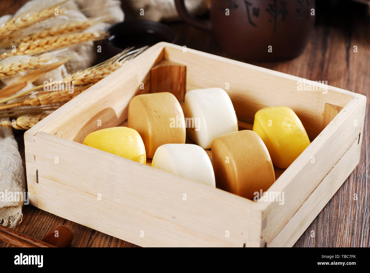 Corn noodle steamed buns hi-res stock photography and images - Alamy