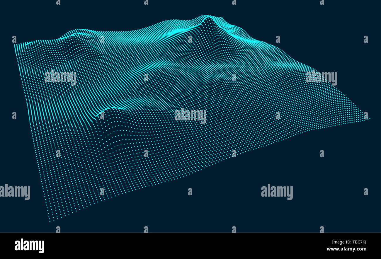 Abstract three-dimensional network background of big data concept, graphics with artificial ...