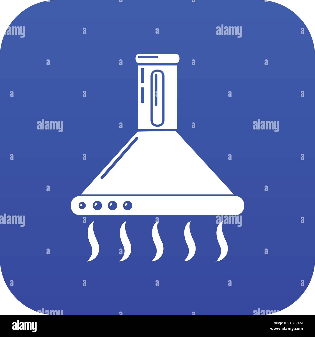 Exhaust icon blue vector Stock Vector Image & Art - Alamy