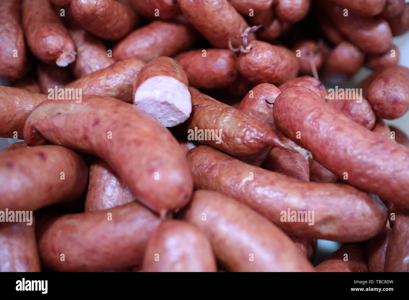 Hal Bing red intestine Stock Photo - Alamy