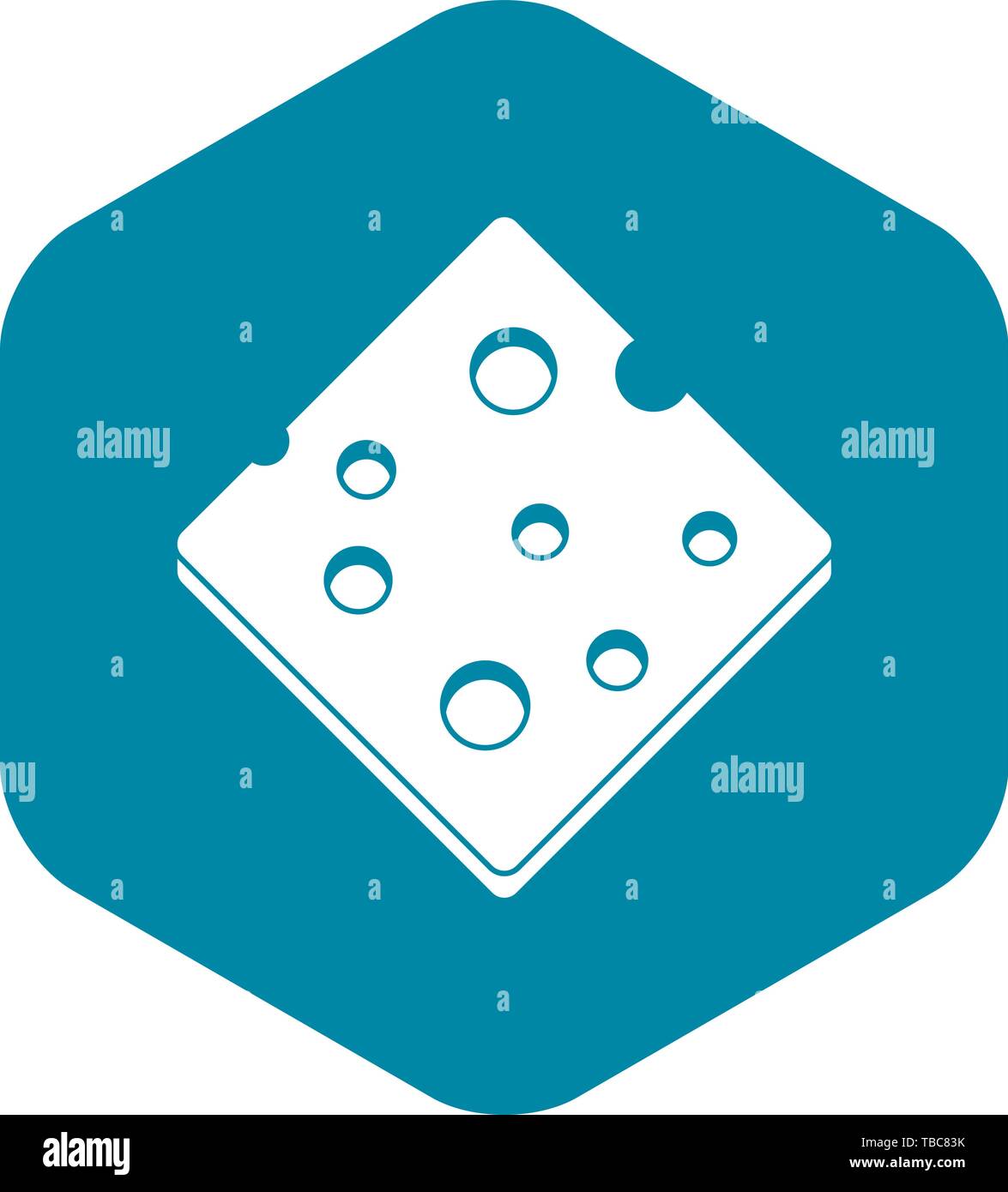 Cheese fresh block icon simple Stock Vector Image & Art - Alamy