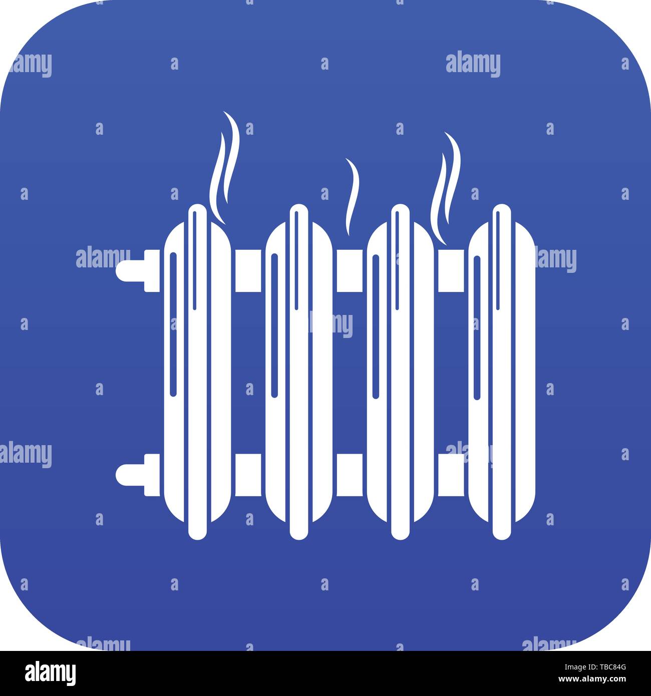 Cast-iron battery icon blue vector Stock Vector Image & Art - Alamy