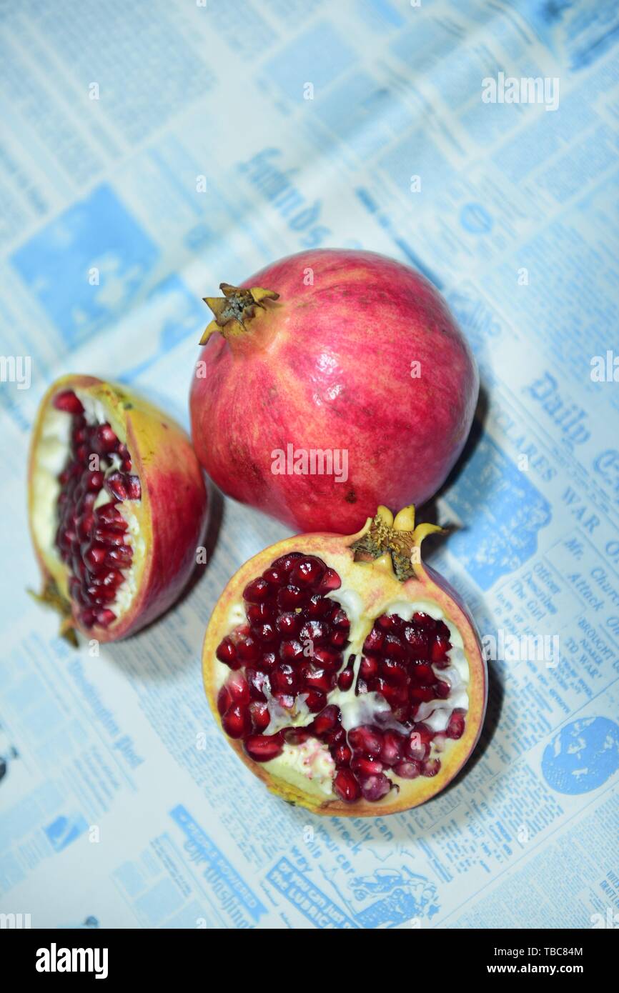 Soft seed pomegranate Stock Photo - Alamy