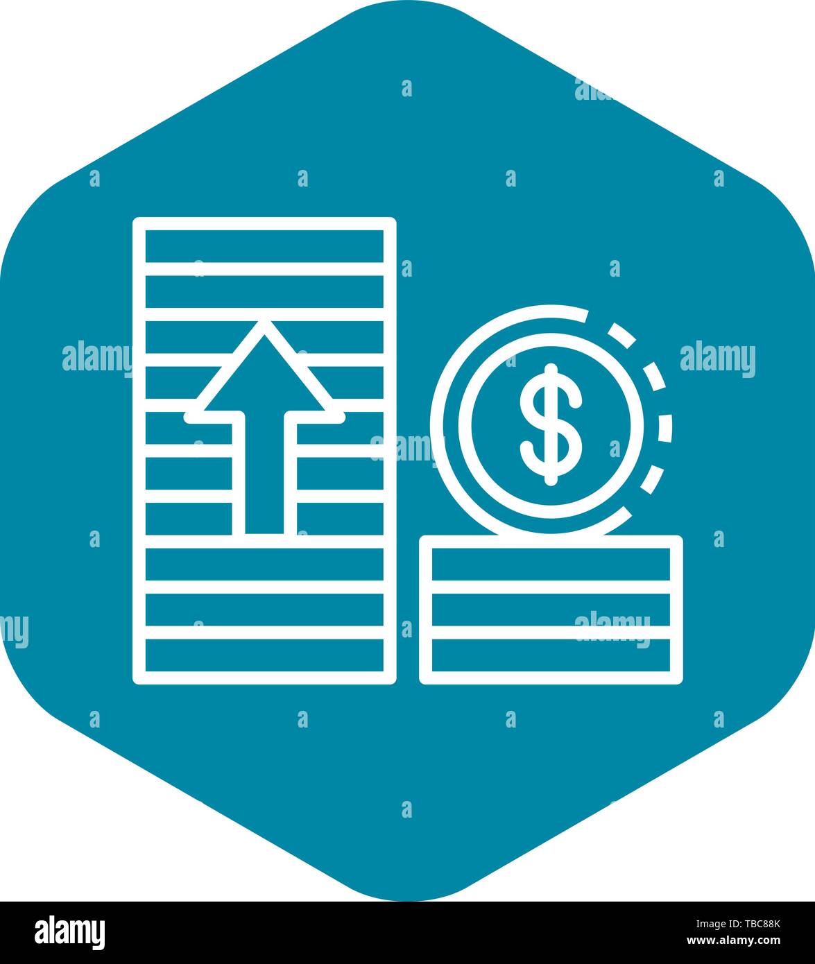 Money grow up icon, outline style Stock Vector Image & Art - Alamy