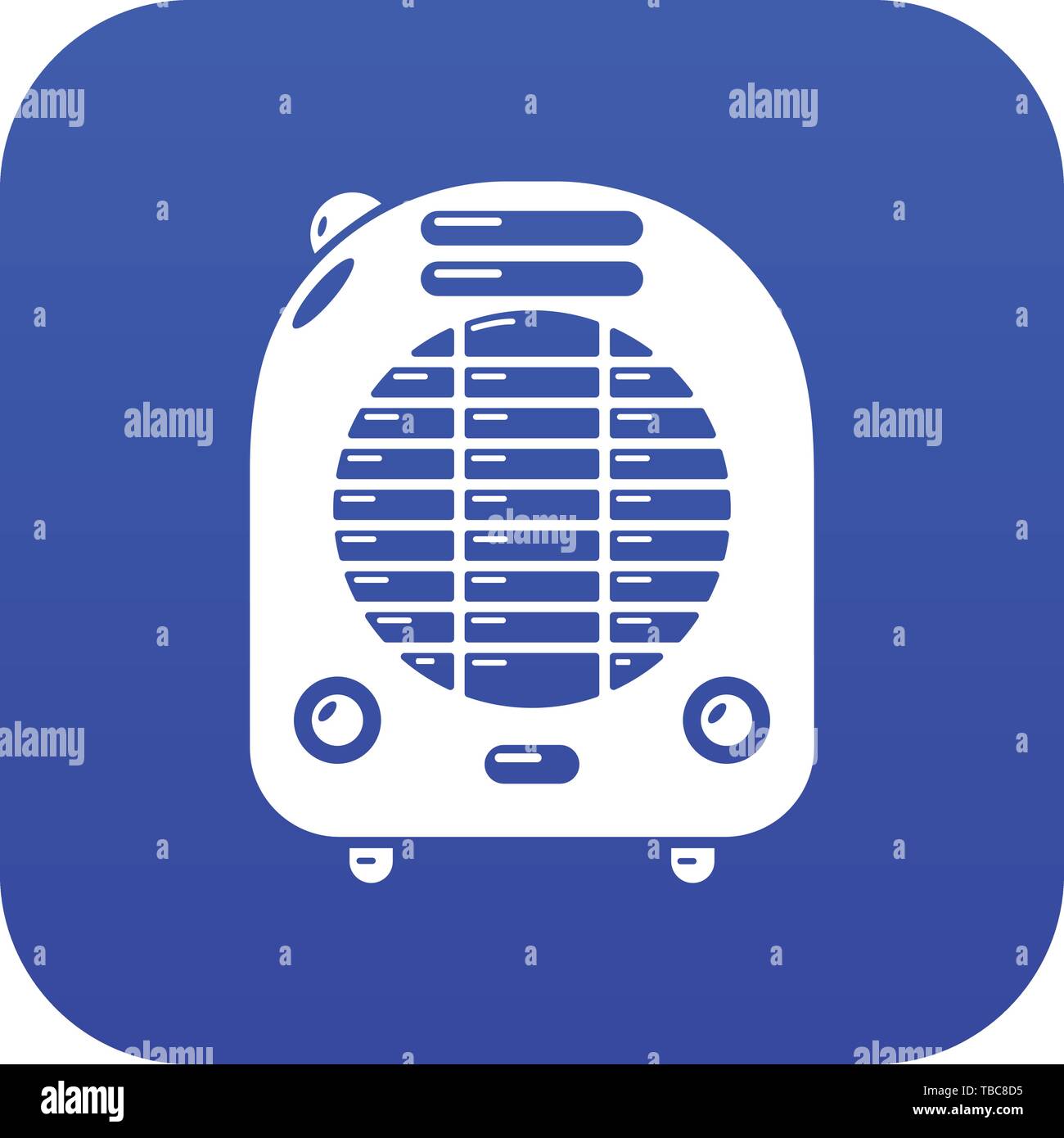 Heat-blower icon blue vector Stock Vector Image & Art - Alamy