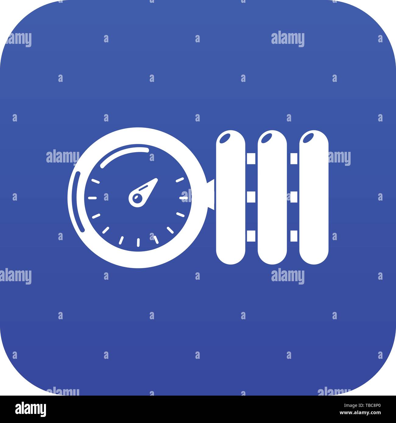 Manometer icon blue vector Stock Vector Image & Art - Alamy