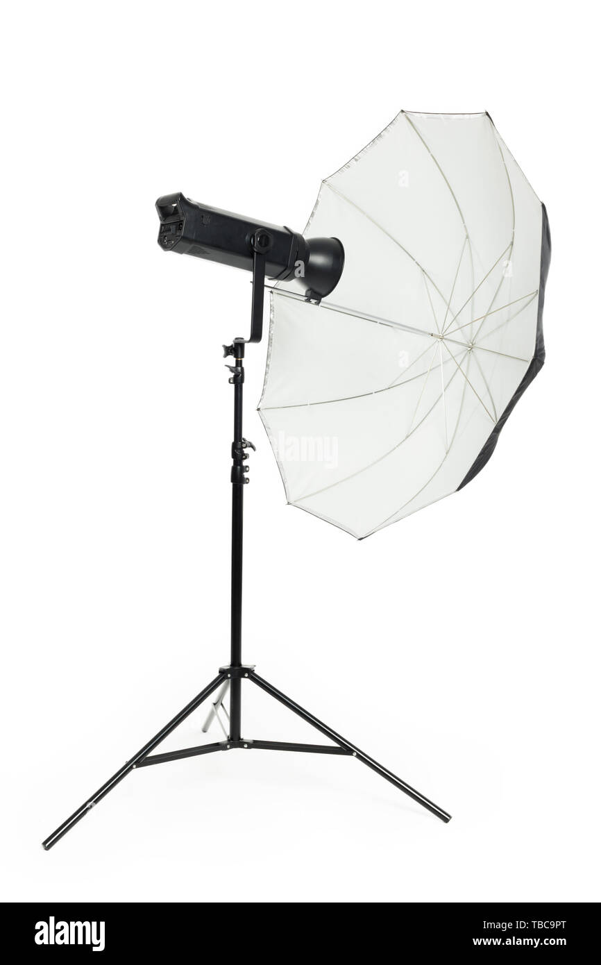 Studio lighting isolated on white Stock Photo - Alamy