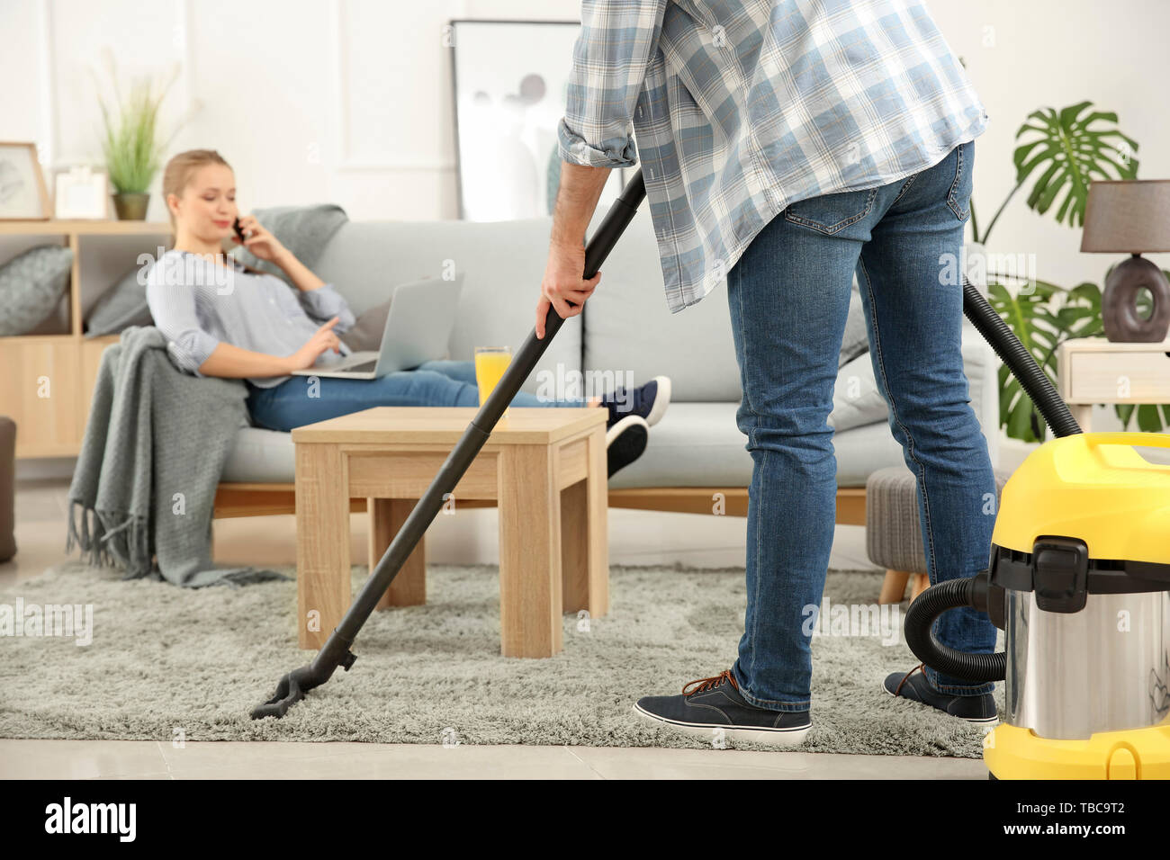 Househusband working wife hi-res stock photography and images - Alamy