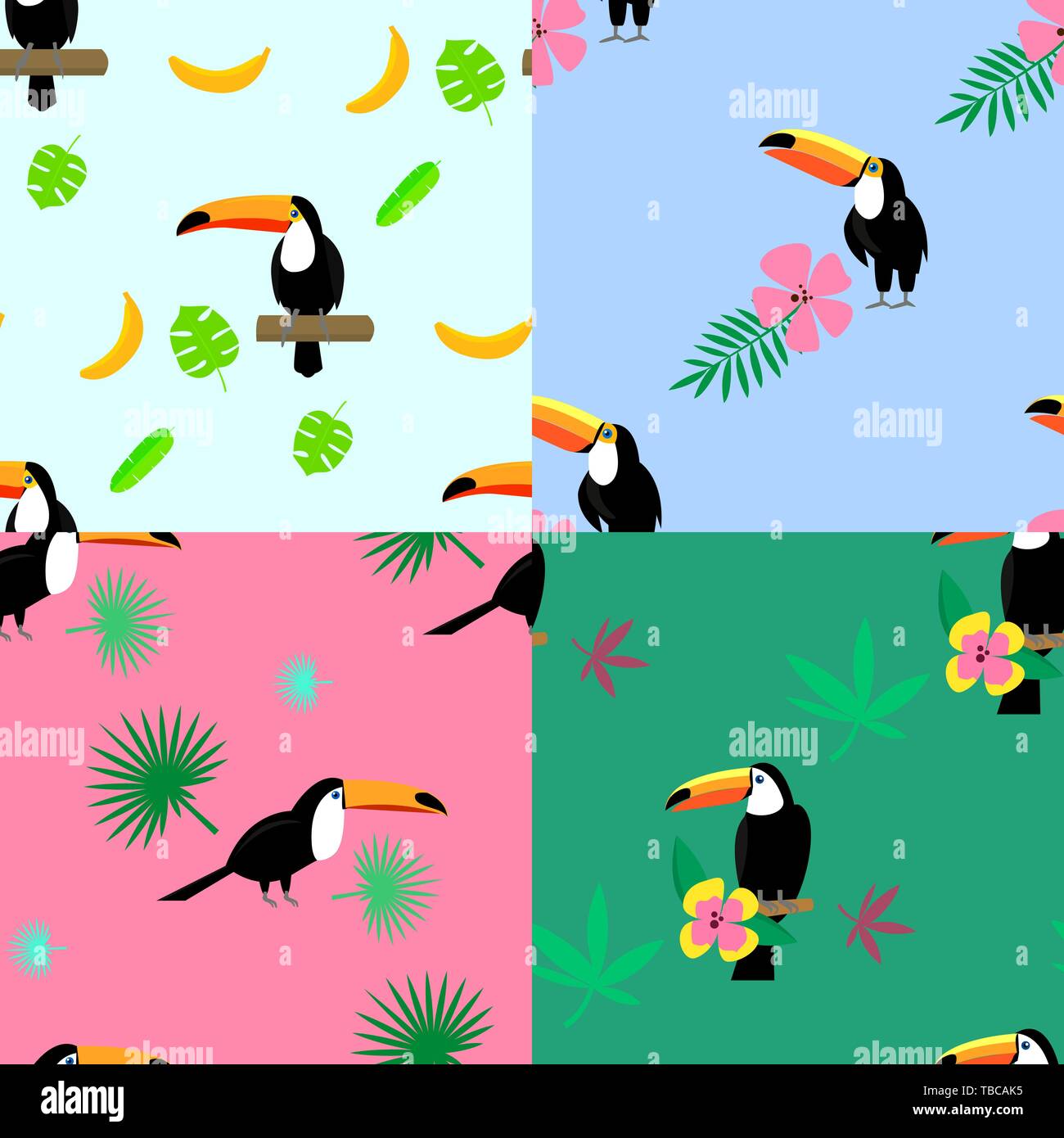 Hornbill flower Stock Vector Images - Alamy