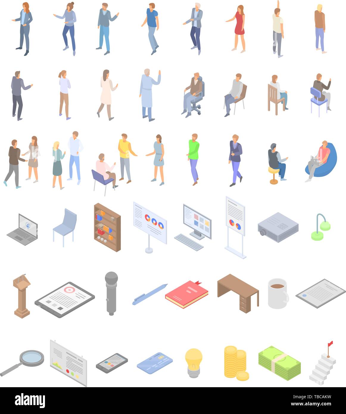 School staff education icons hi-res stock photography and images - Alamy