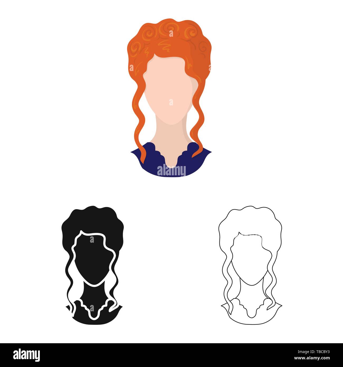 Styling symbol photo Stock Vector Images - Alamy