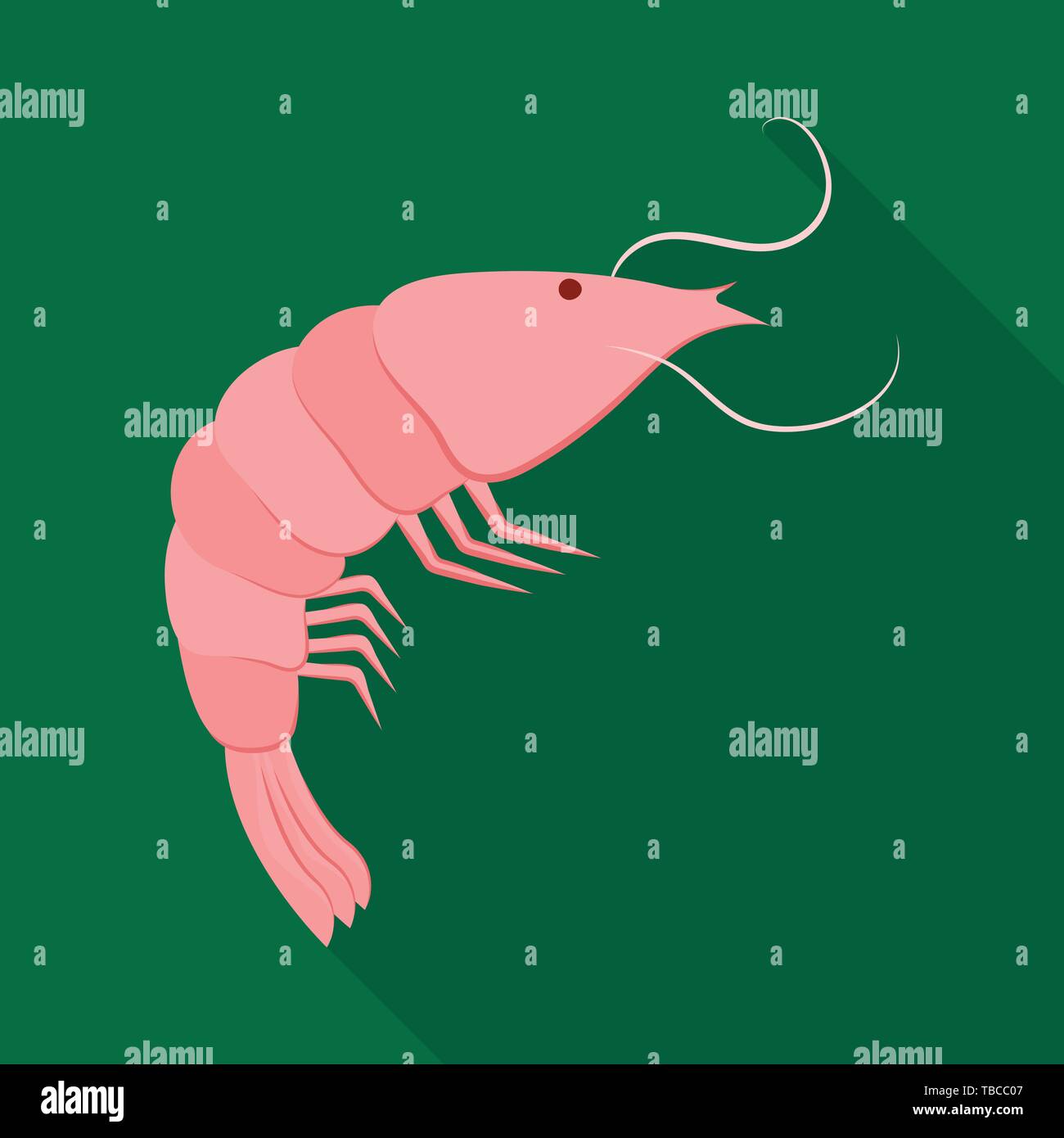 Vector design of prawn and raw sign. Collection of prawn and luxury ...