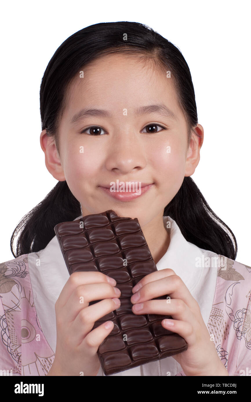 A girl's favorite food Stock Photo - Alamy