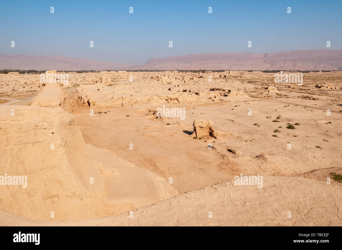 ancient city of gaochang Stock Photo - Alamy