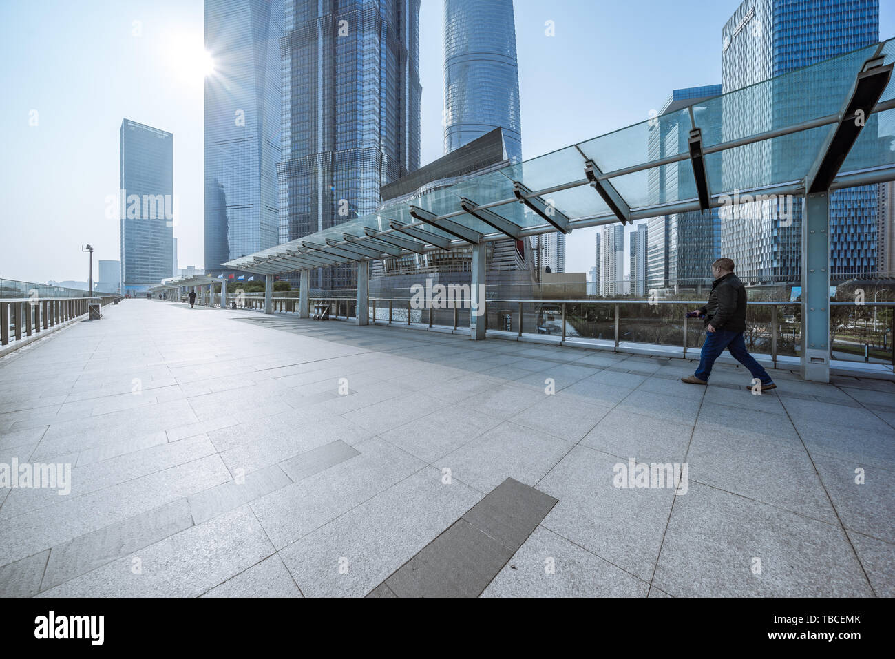 Street View of Lujiazui, Shanghai Stock Photo - Alamy