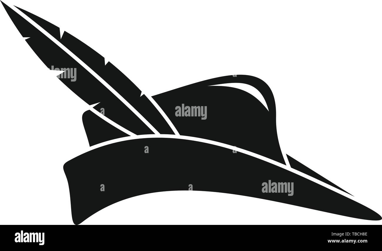 Arch hunter hat icon. Simple illustration of arch hunter hat vector ...