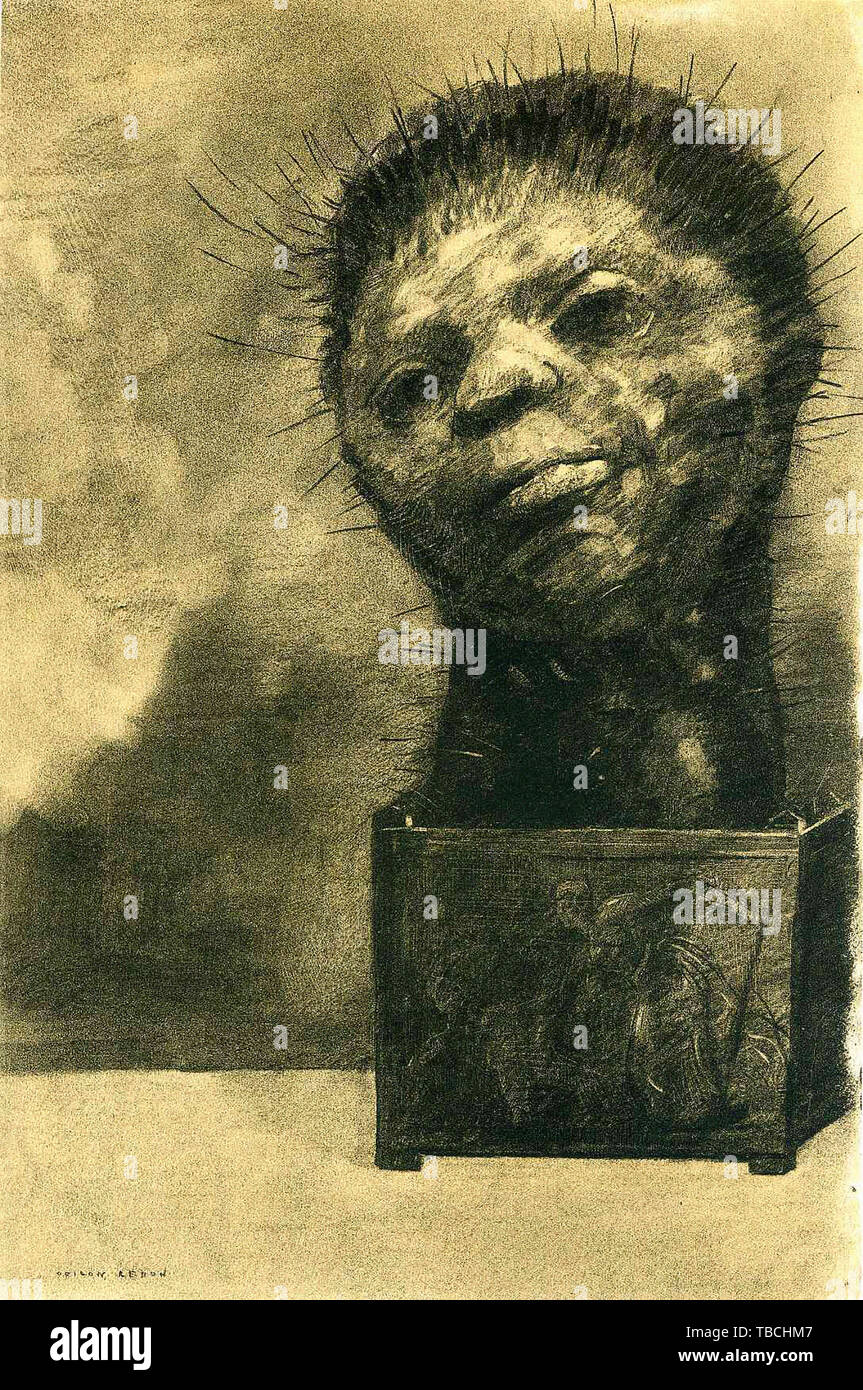 Odilon Redon - Cactus Man 1882 Stock Photo - Alamy