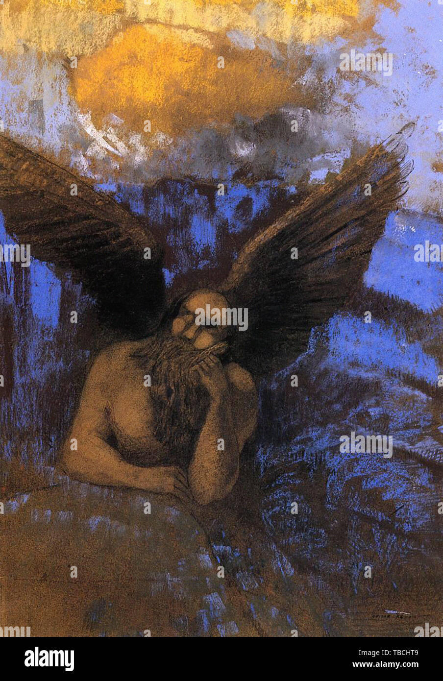 Angel by odilon redon hi-res stock photography and images - Alamy