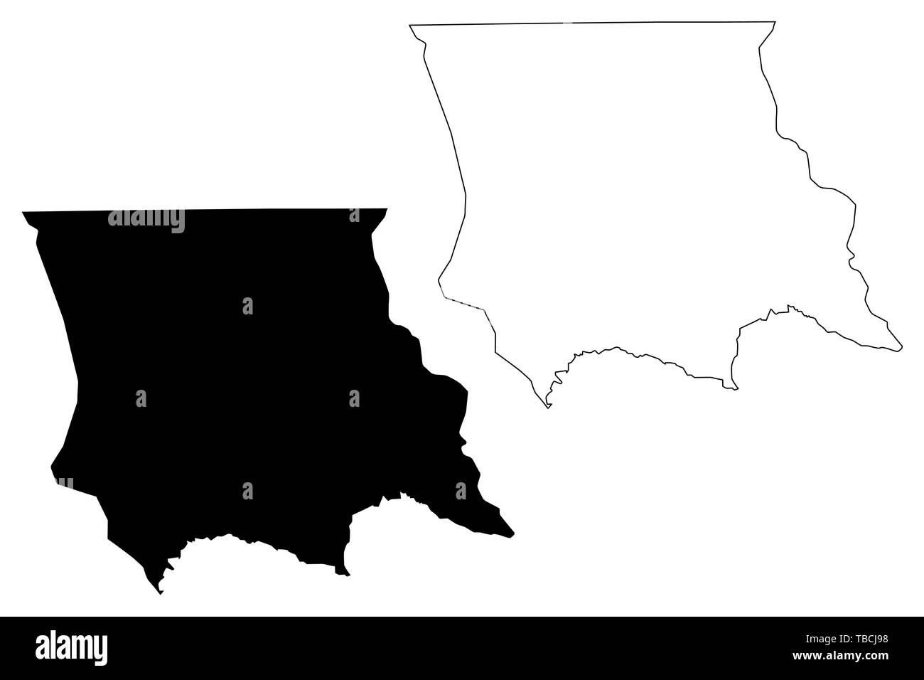 Jambyl Region (Republic of Kazakhstan, Regions of Kazakhstan) map ...