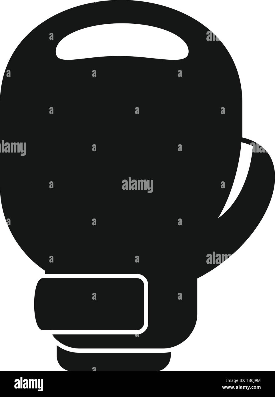 Boxing glove icon. Simple illustration of boxing glove vector icon for ...