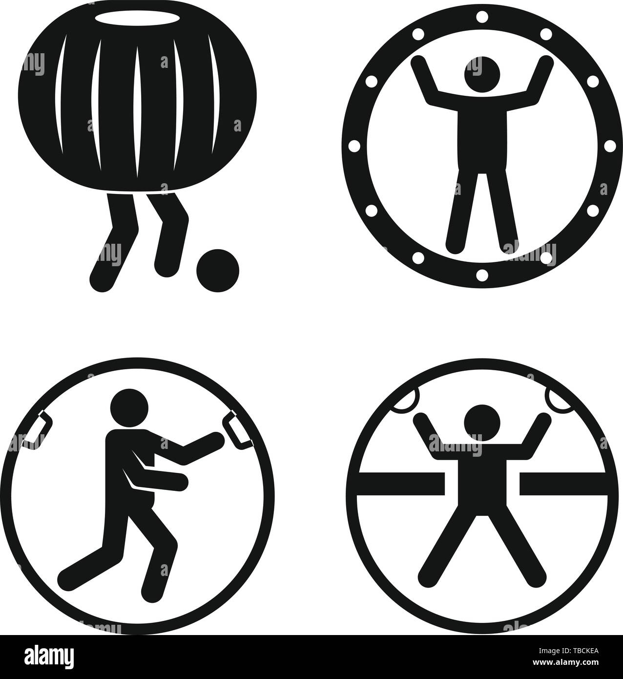 Zorb activity Stock Vector Images - Alamy