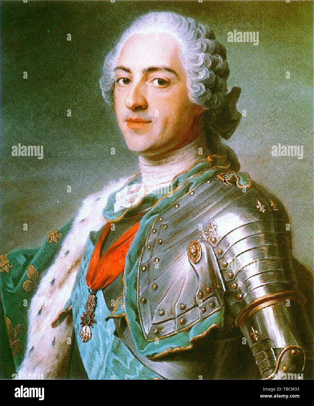 Maurice Quentin De La Tour - Louis Xv France Stock Photo - Alamy