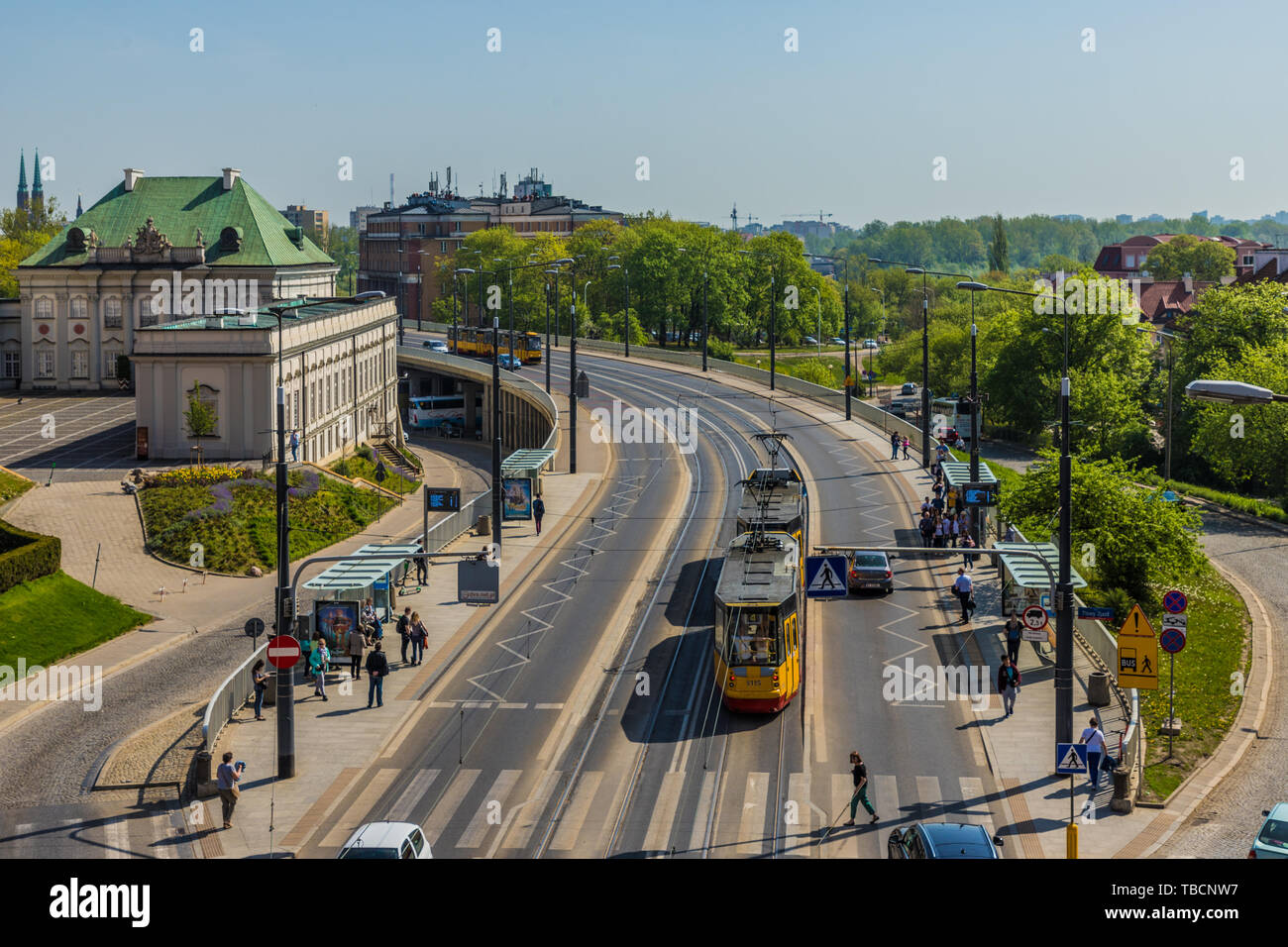Vintage car in warsaw hi-res stock photography and images - Alamy