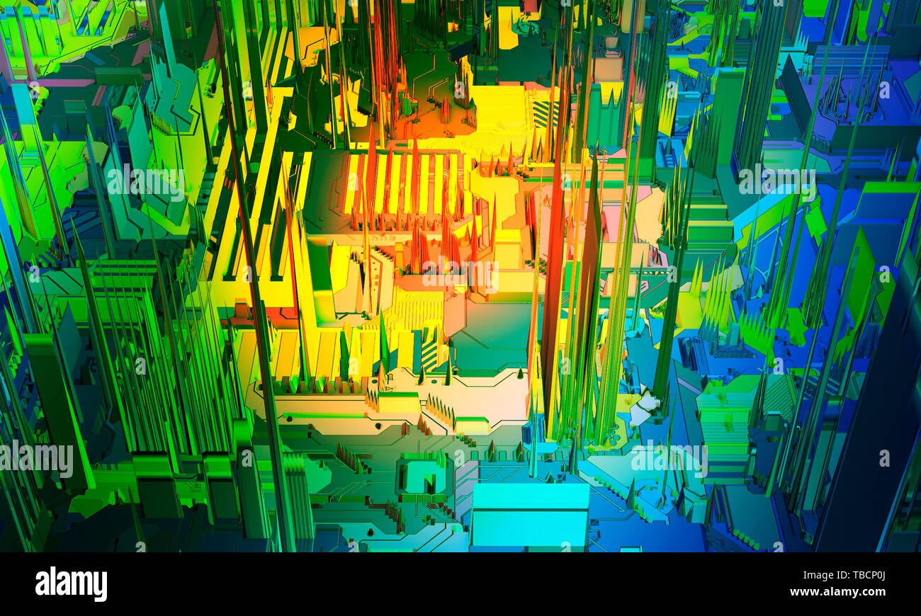 Colorful abstract high tech electronic PCB (Printed circuit board ... Colorful abstract high tech electronic PCB (Printed circuit board ...