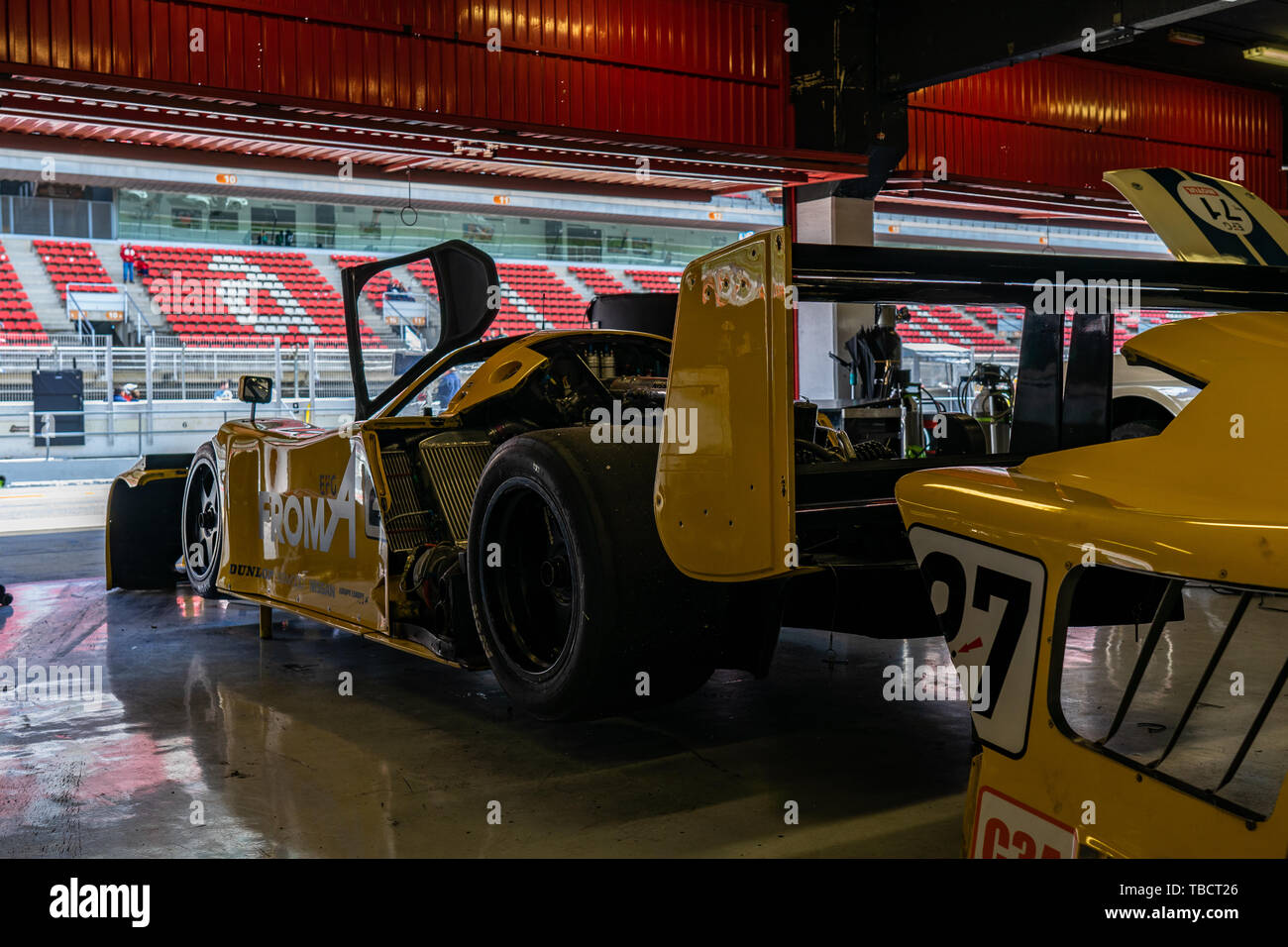 Classic endurance racing group C Nissan R90 in montjuic spirit ...