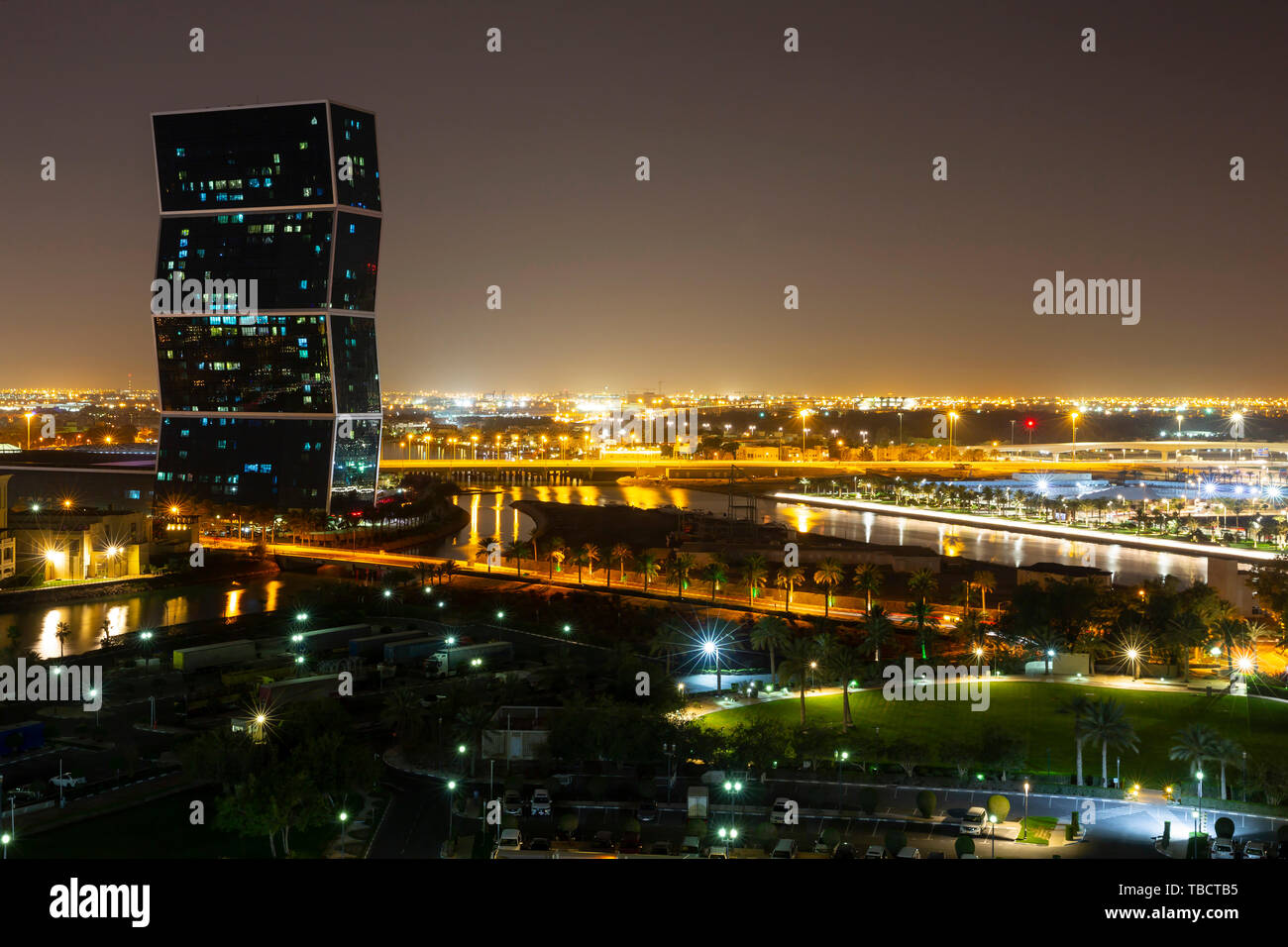 Qatar Buildings Night