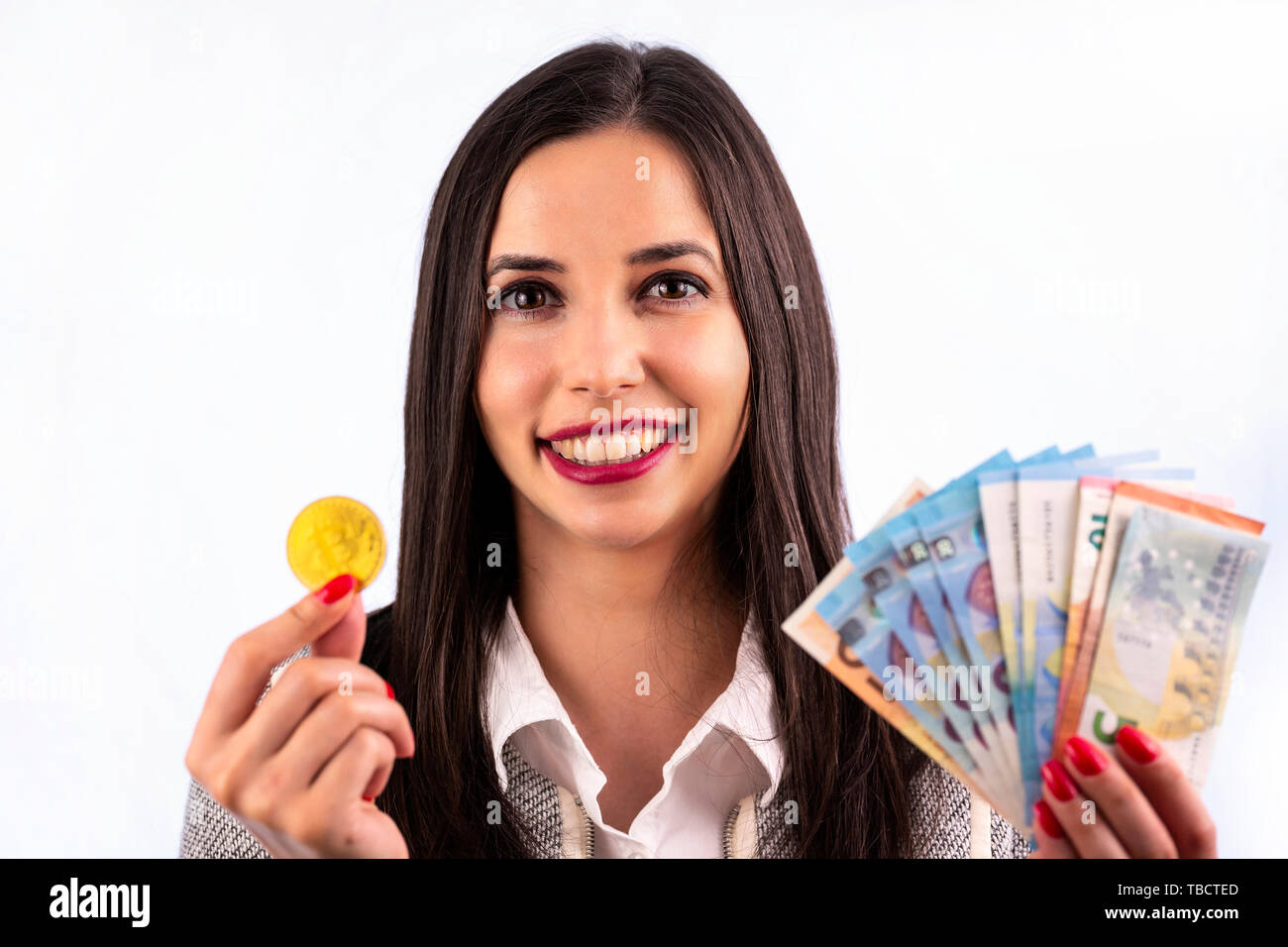 Attractive banknotes hi-res stock photography and images - Alamy