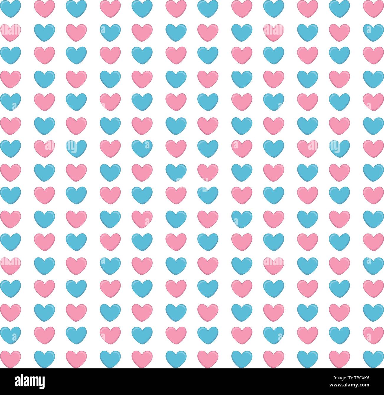 hearts blue and pink pattern background vector illustration graphic ...