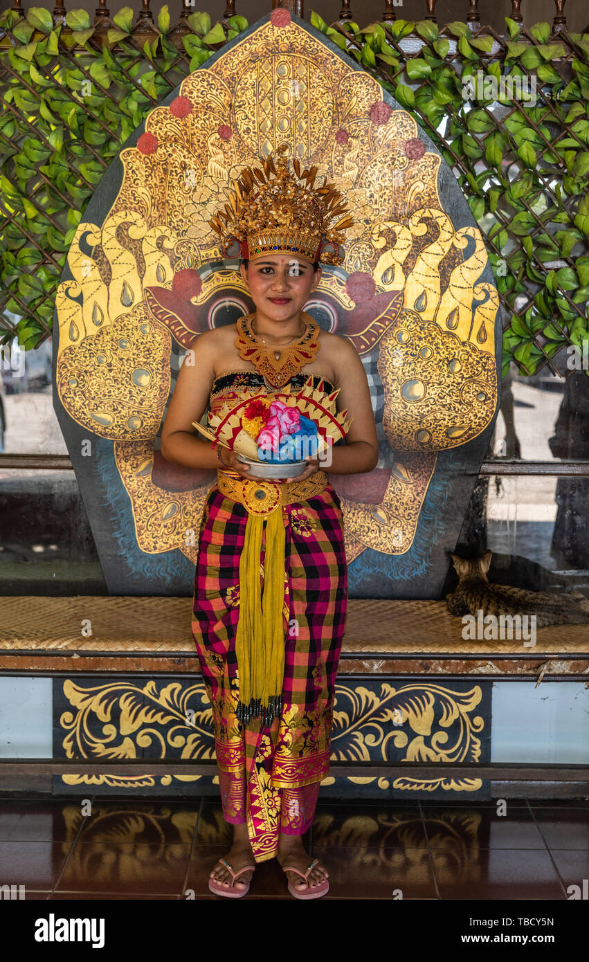 Banjar Gelulung, Bali, Indonesia - February 26, 2019: Mas Village ...