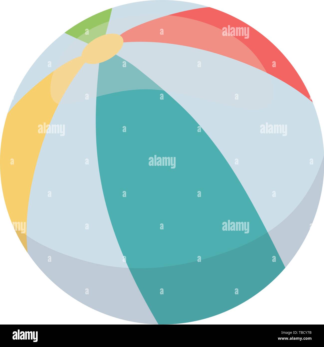 Sand ball design, Summer beach play vacation sport and game theme ...