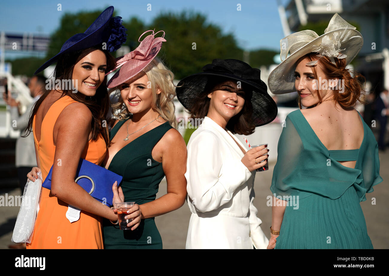 During ladies day 2019 investec derby festival epsom racecourse hi-res stock photography and ...