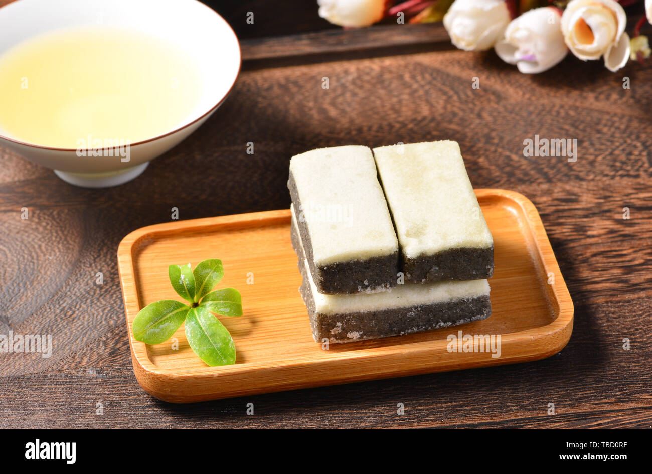 Traditional handmade sesame cake Stock Photo - Alamy